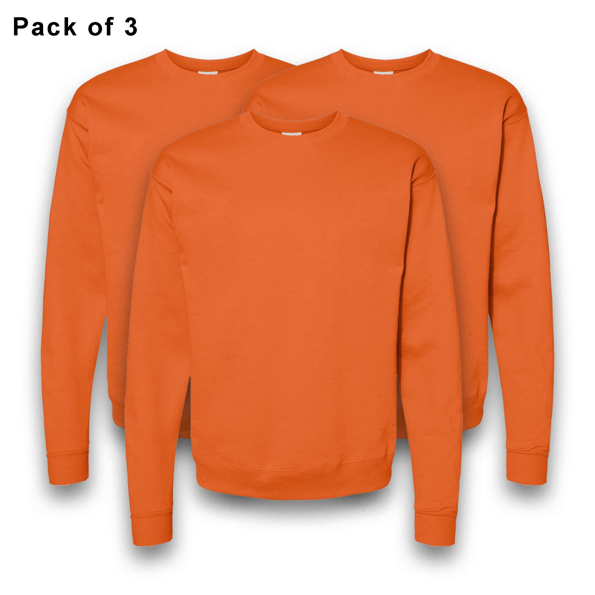 Hanes High Visibility Crewneck Sweatshirt for Work Wear | Reflective Hi ...