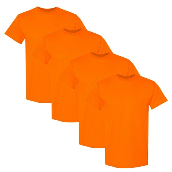 Hanes High Visibility Short Sleeve T-Shirt 50/50 Cotton/Polyester Hi ...