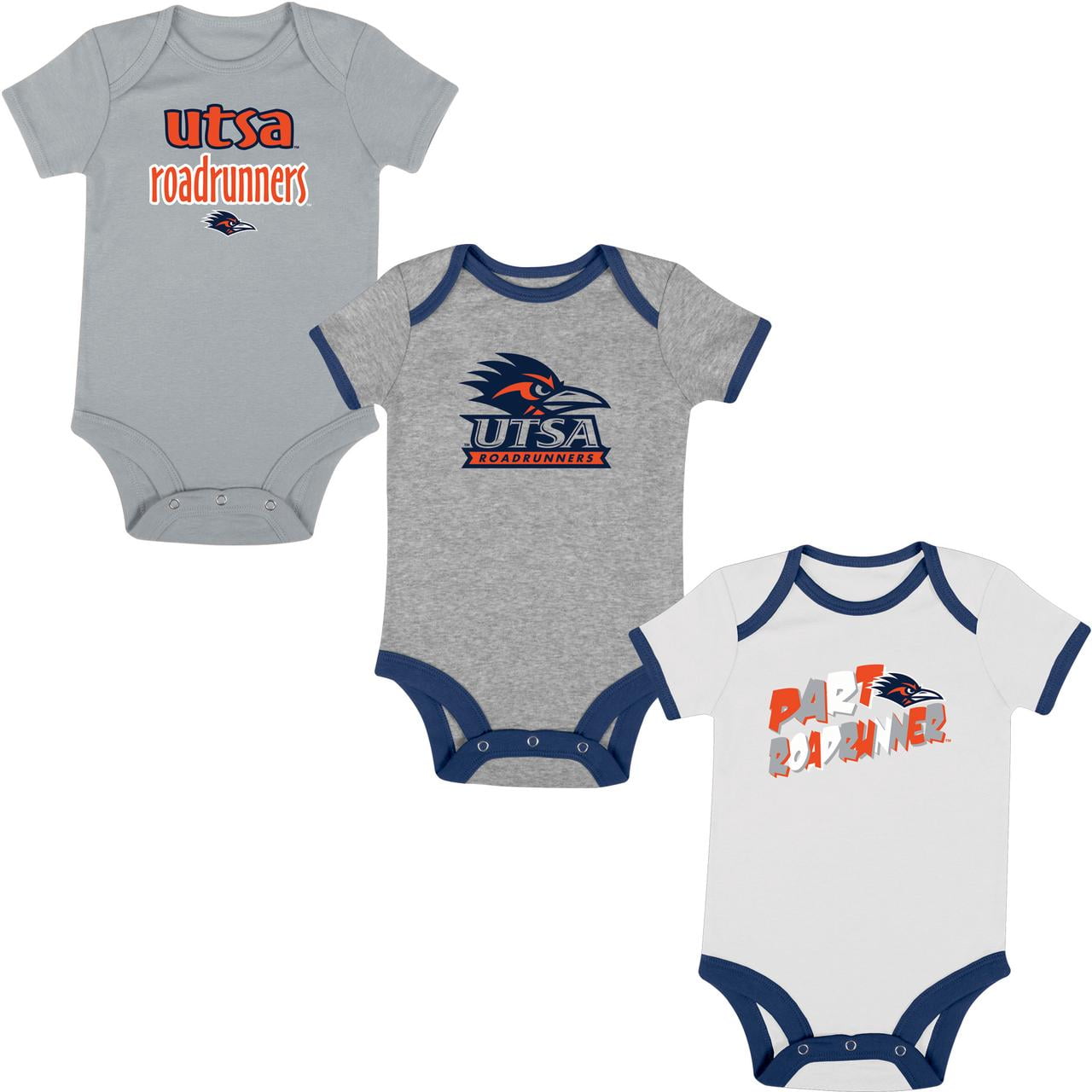 Hanes Infant NCAA Texas San Antonio 3-Piece Bodysuit Set - Walmart.com