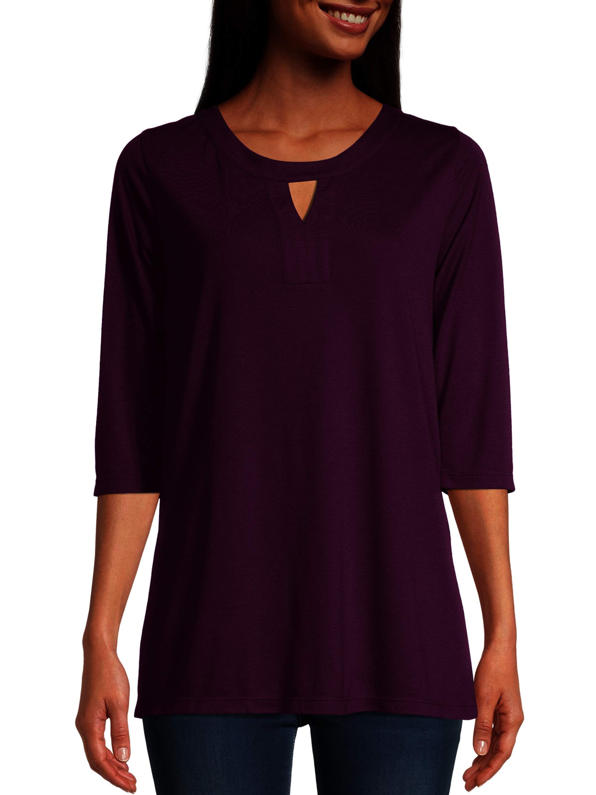 Hanes Keyhole Neck Tunic (Women's) - Walmart.com