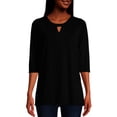 Hanes Keyhole Neck Tunic (Women's) - Walmart.com