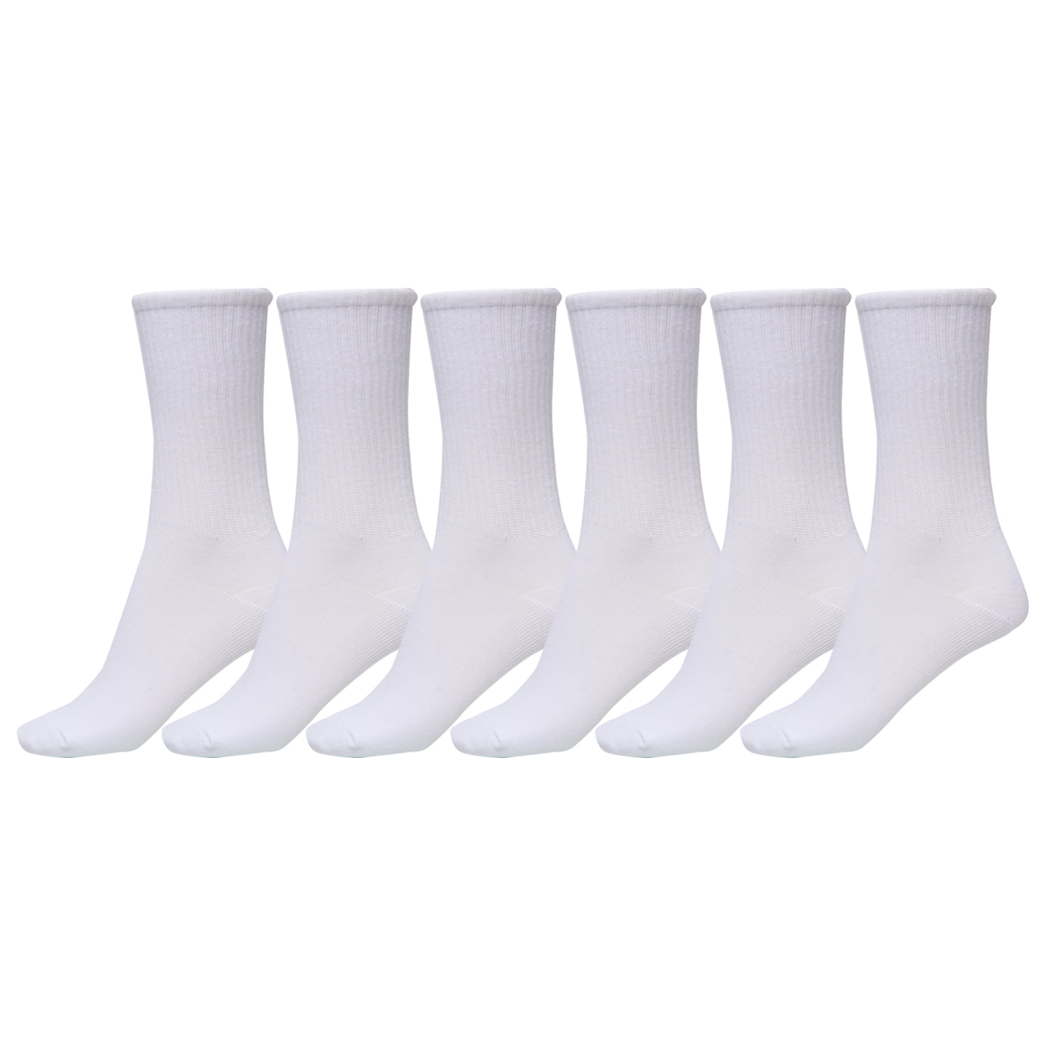 Hanes Ladies Crew Socks Extend size 8-12 - Walmart.com