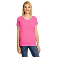 Hanes Women's X-temp Short Sleeve V-neck T-Shirt - Walmart.com