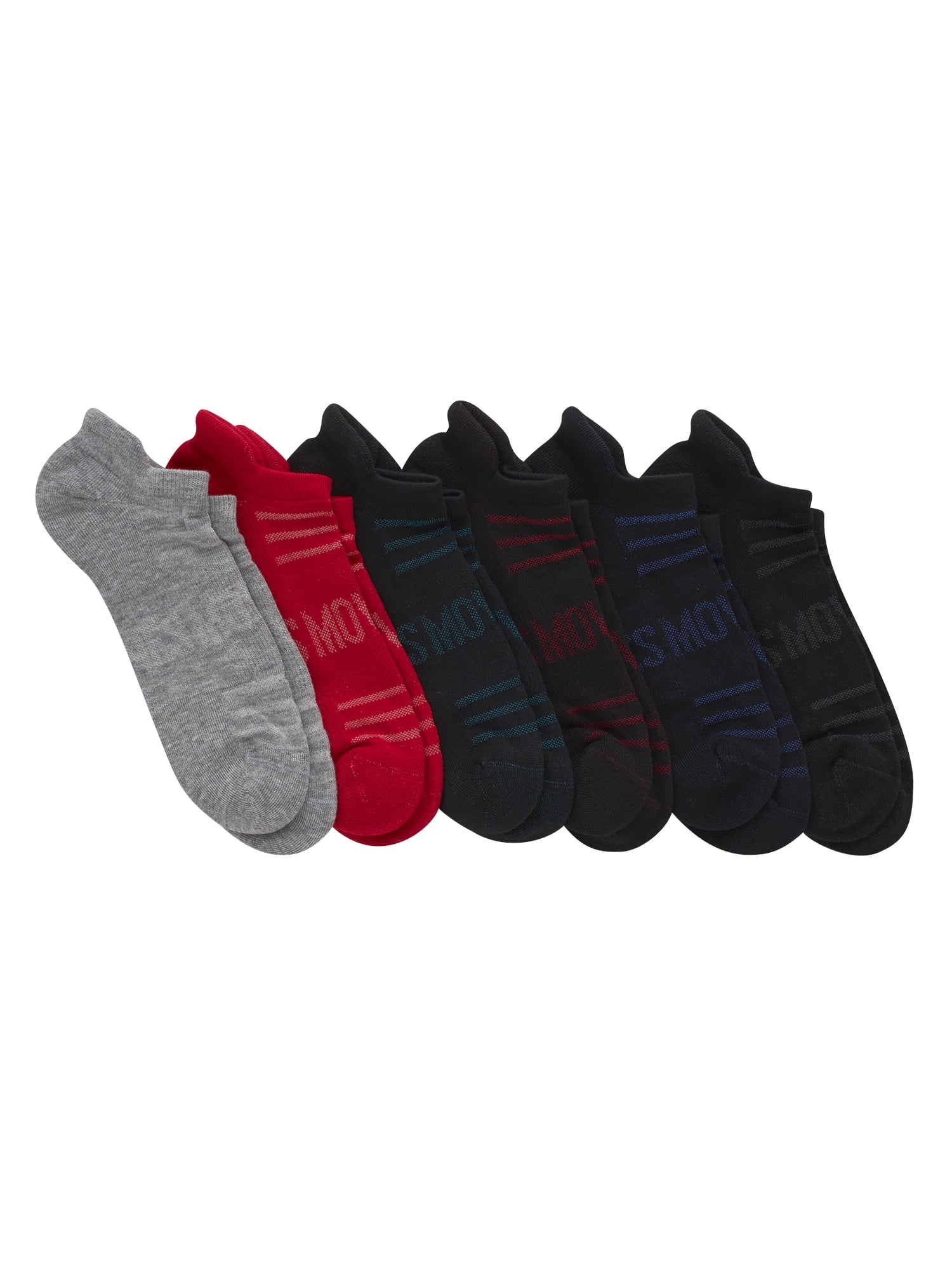 Hanes MOVES Men's Heel Shield Socks, 6-12, 6-Pairs - Walmart.com