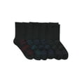 Hanes Moves Mens Mid Crew Socks 6 12 6 Pairs