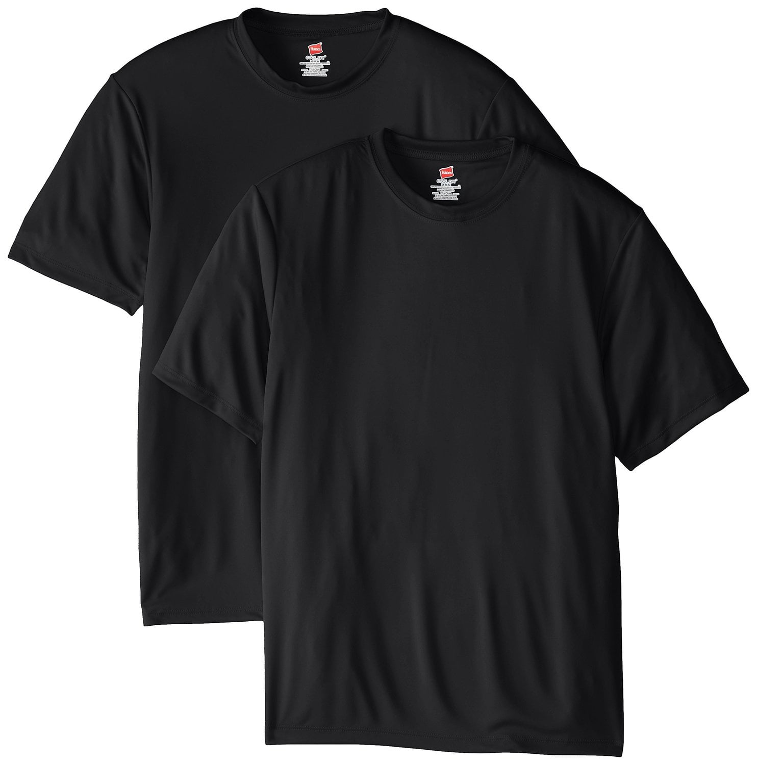 Hanes Men Short Sleeve Cool Dri T-Shirt UPF, Pack of 2 - Walmart.com