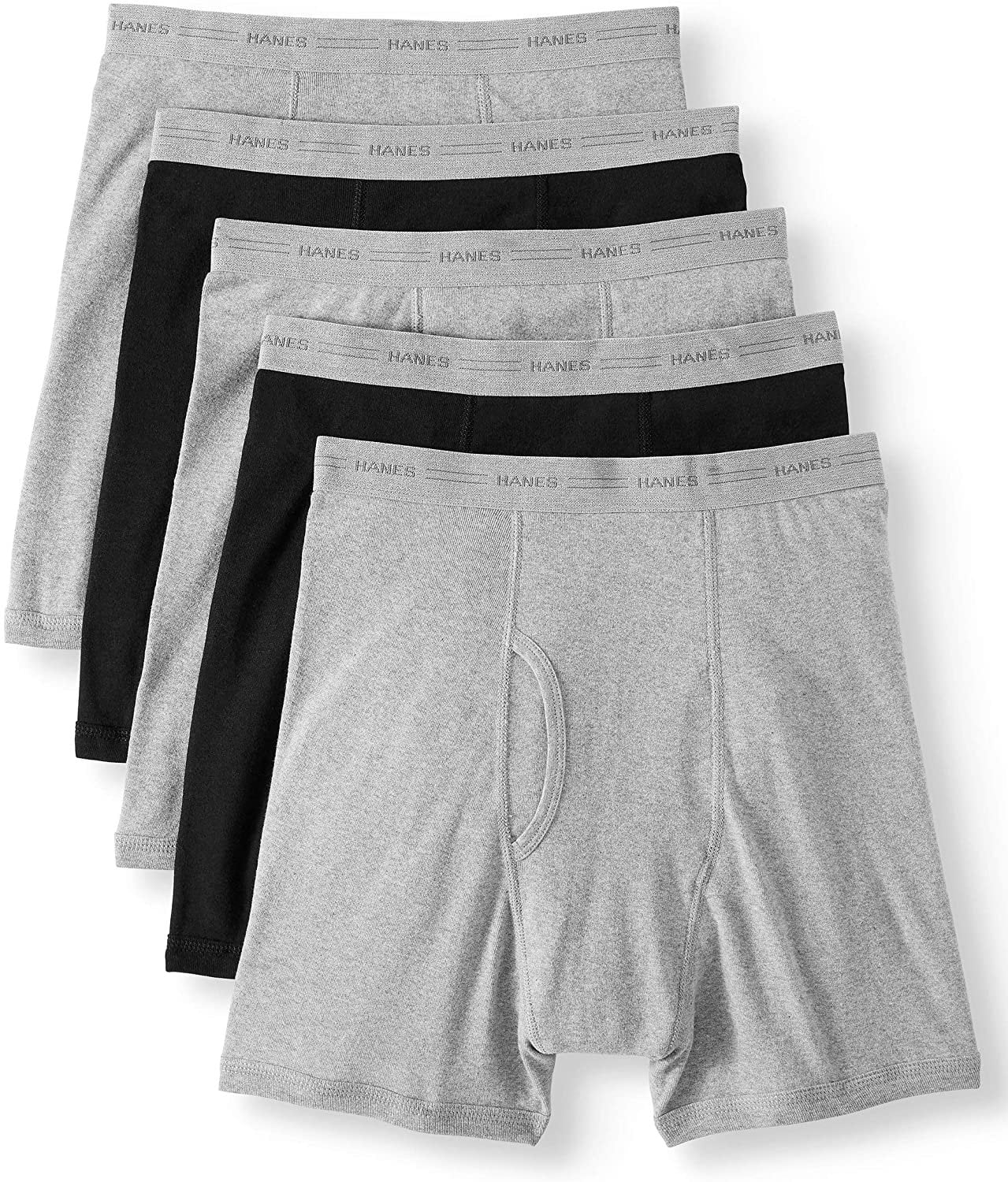 Hanes Men's 5-Pack Boxer Brief Small, Assorted - Walmart.com