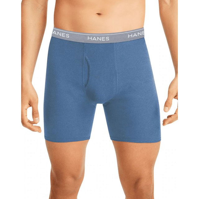 Hanes Men's 5-Pack Ultimate FreshIQ Boxer with ComfortFlex Waistband Brief (Small, White ...