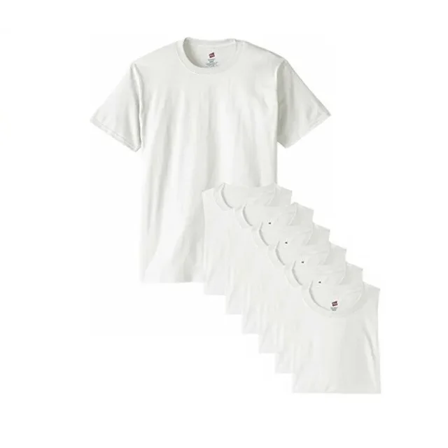 Hanes Men's 7 pack T-shirts 100% cotton Value Pack UP TO SIZE 5XL ...