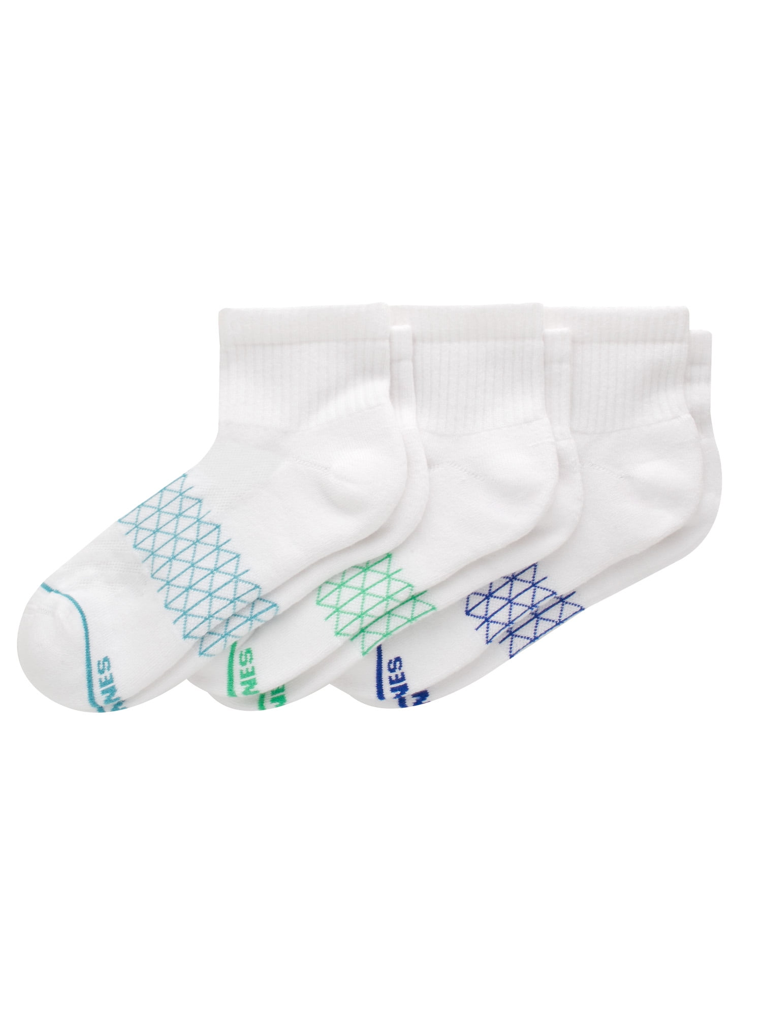 Ankle Socks Pack, 3 Pairs, Absolute Comfort Moisture-Wicking Socks for ...