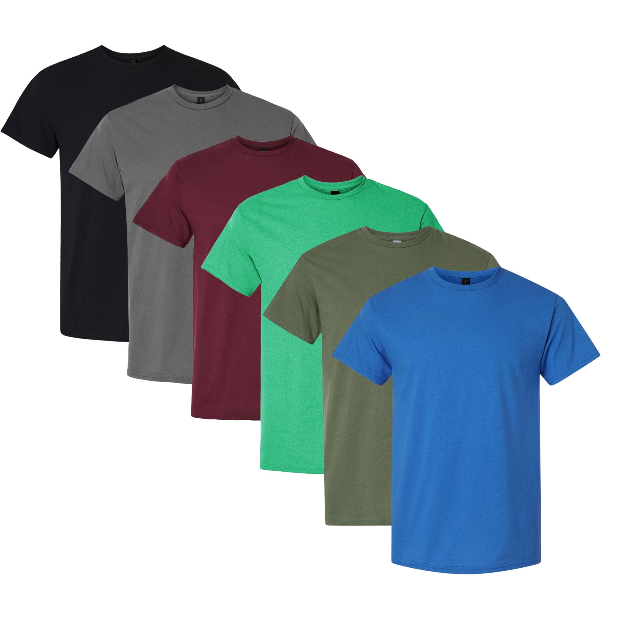 Hanes Men's Authentic Short Sleeve T-Shirt, Assorted Crewneck T-Shirt ...
