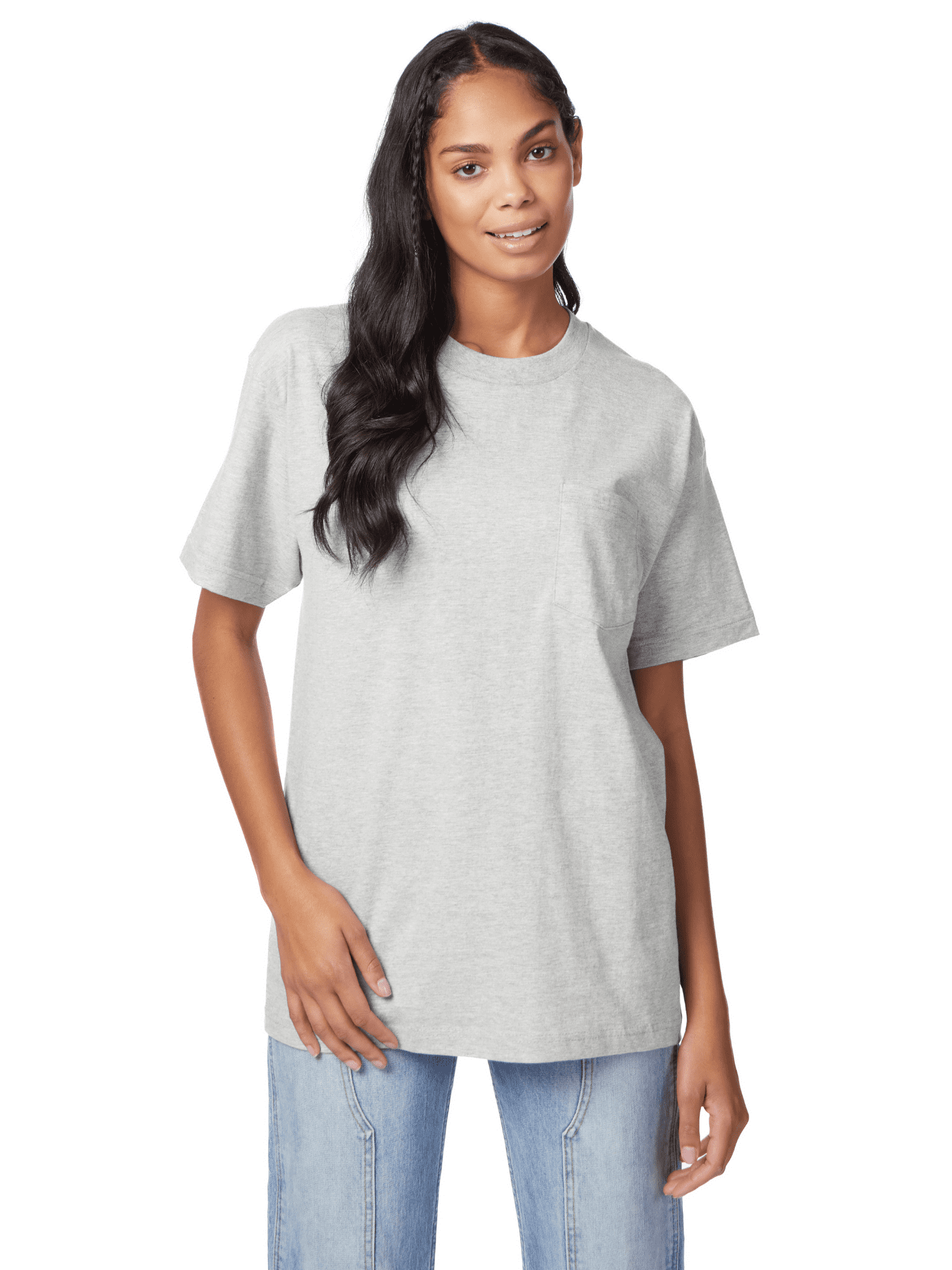 Hanes Men's Beefy-T Unisex Pocket T-Shirt, Sizes S-3XL - Walmart.com