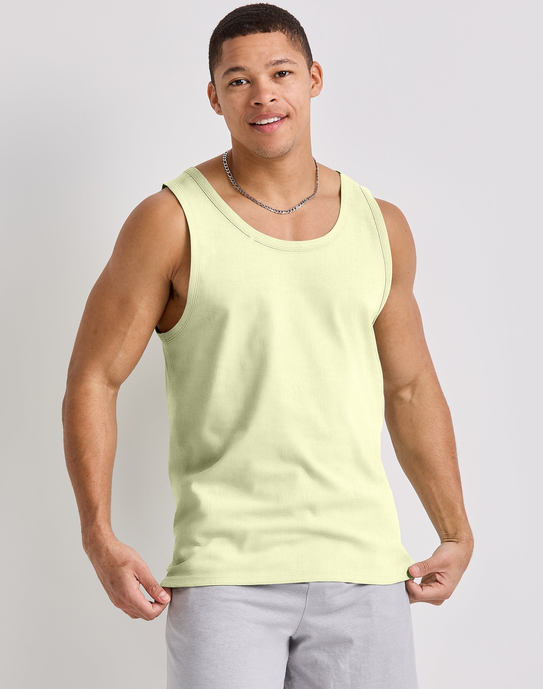 Hanes Originals Men's Tri-Blend Tank Top Solar Ice 4XL - Walmart.com