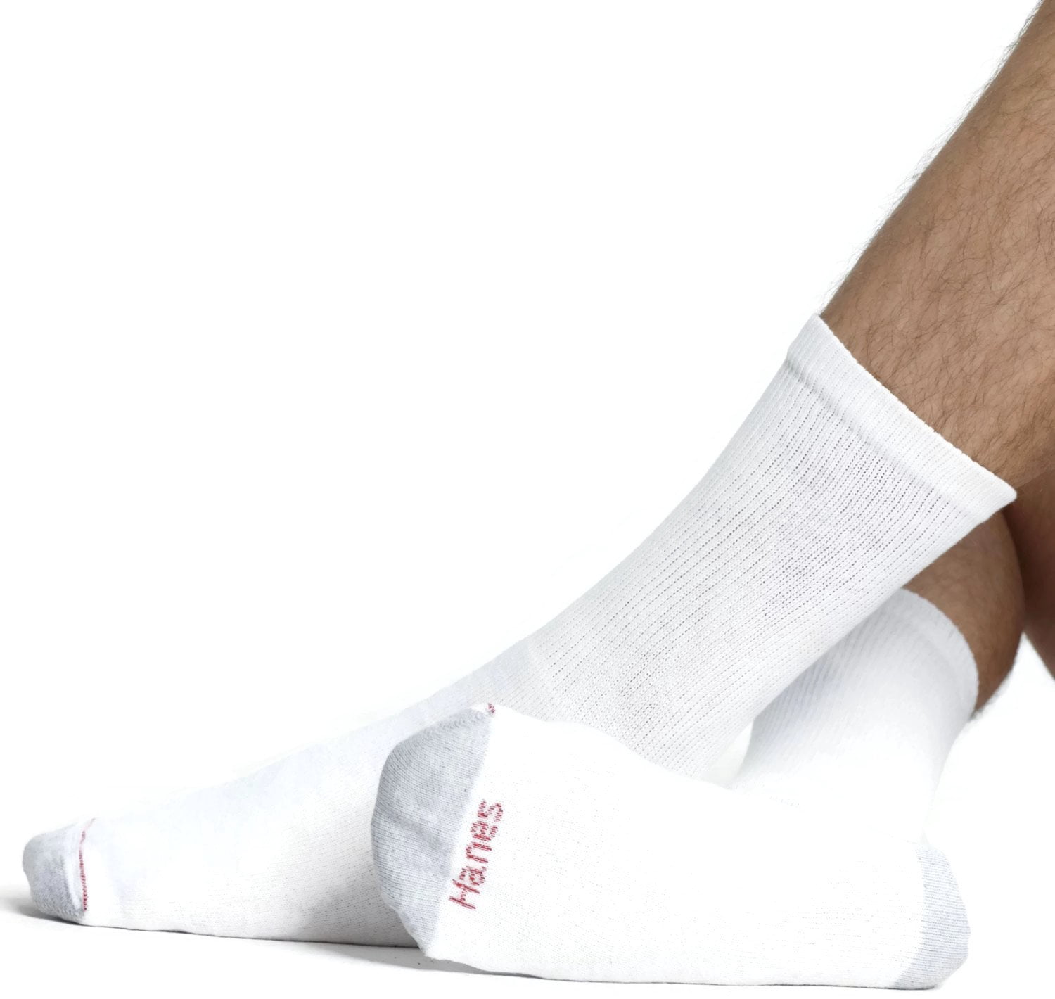 Hanes Men's Big Tall Crew Socks,,2PK 12 Pairs 12-14 Pack of 2 - Walmart.com