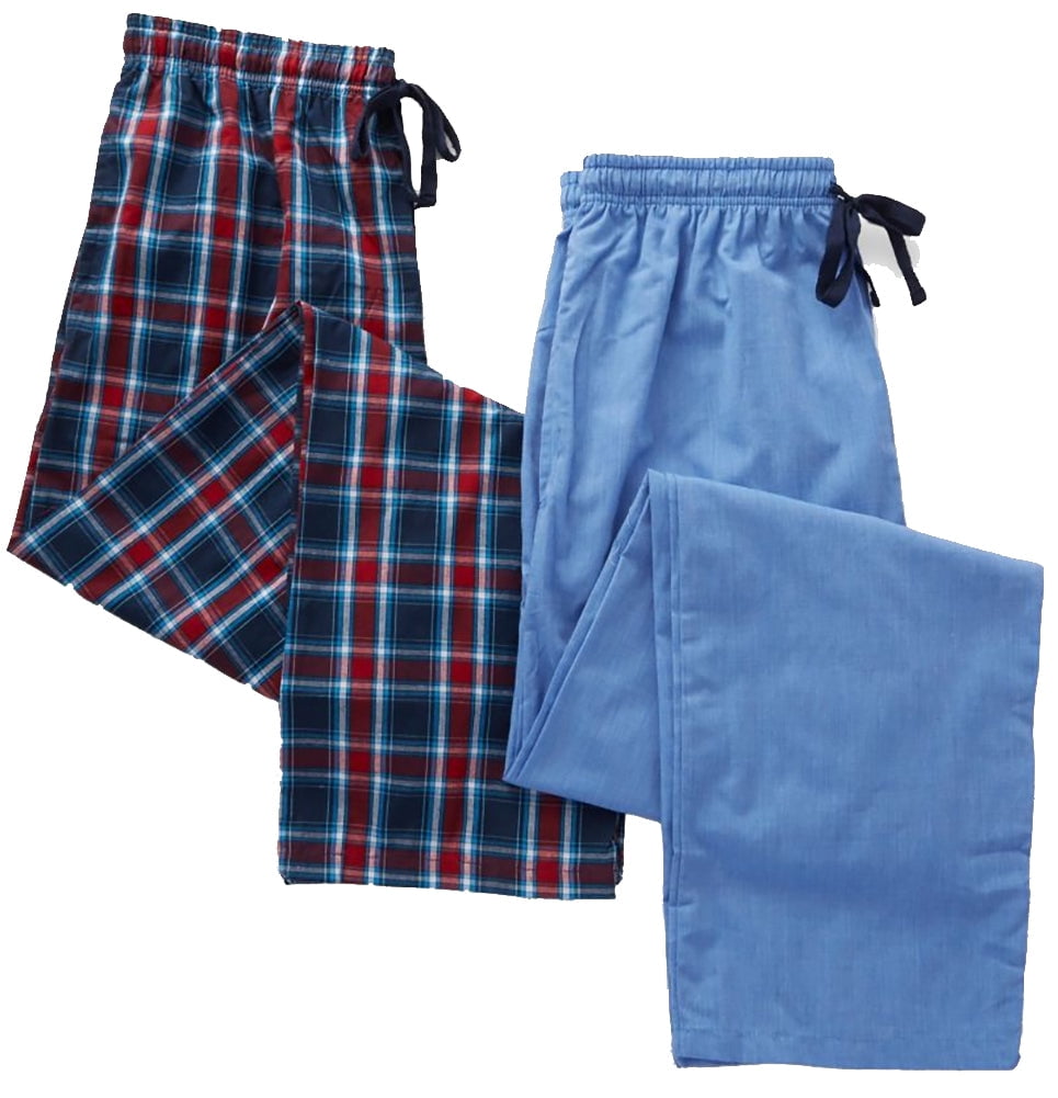 Hanes Men's Big & Tall Woven Pants Comfortable, Relaxed Fit with ...