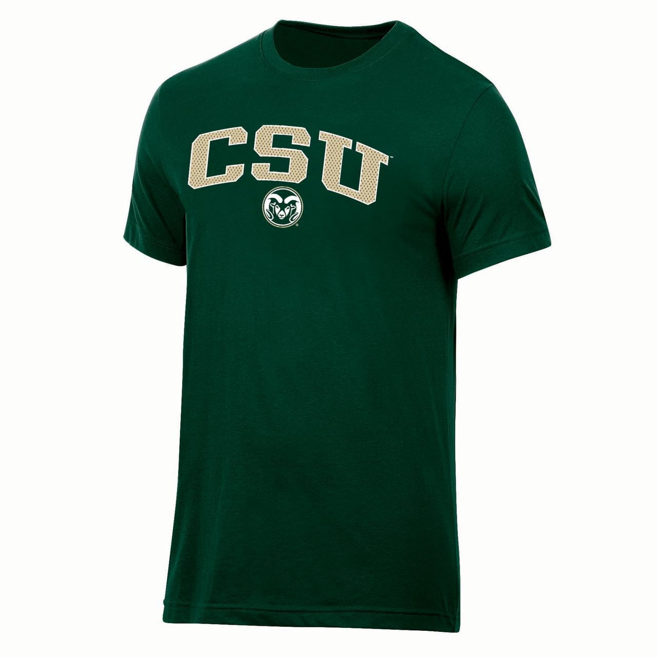 Hanes Men's Colorado State Rams Short Sleeve T-Shirt with Applique ...