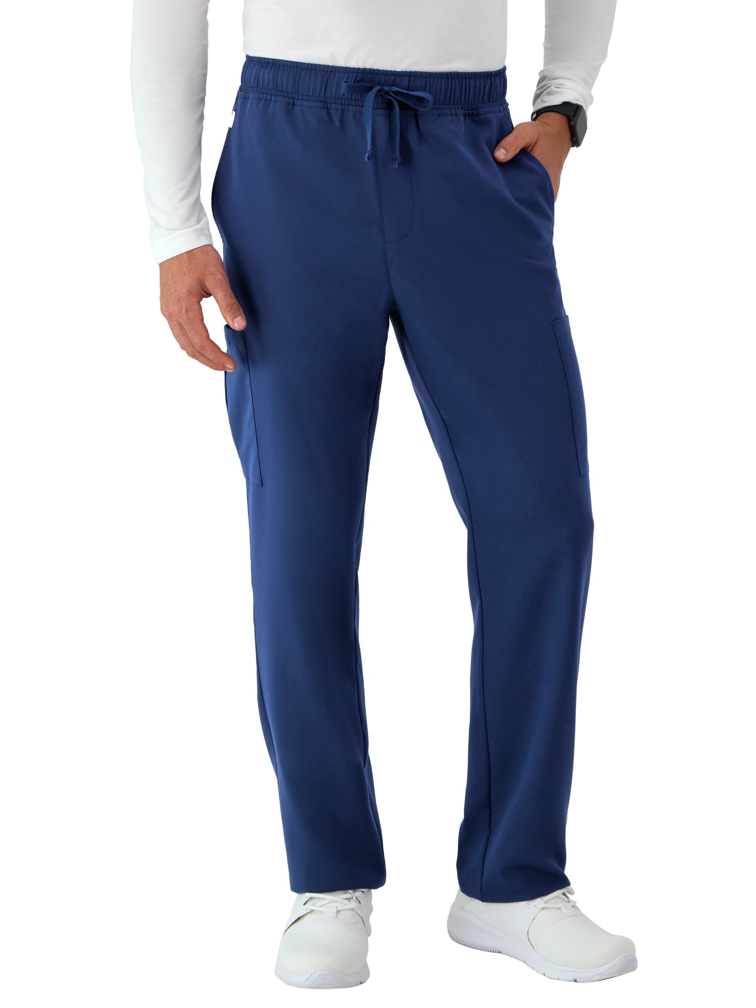 Hanes Men's Comfort Fit Scrubs Drawstring Straight Leg Pants Sizes up ...