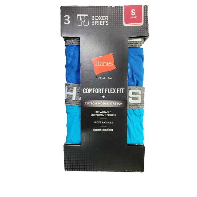 Hanes Men's Comfort Flex Fit Boxer Briefs 3pk - Assorted Solid - (Small ...