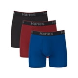 Hanes Men's Comfort Flex Fit Total Support Pouch Boxer Briefs, 3pk ...