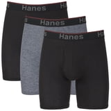 Hanes, Underwear Boxer Briefs, 3pk, Total Support Pouch - Walmart.com
