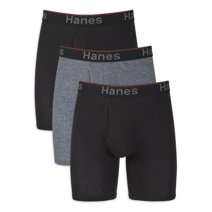 Hanes Men's Comfort Flex Fit Total Support Pouch Boxer Briefs, 3 Pack ...