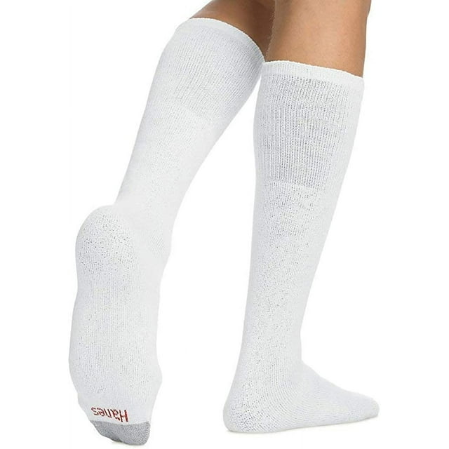 Hanes Men's Comfort Cotton Over-the-Calf Tube Socks, Machine Washable ...