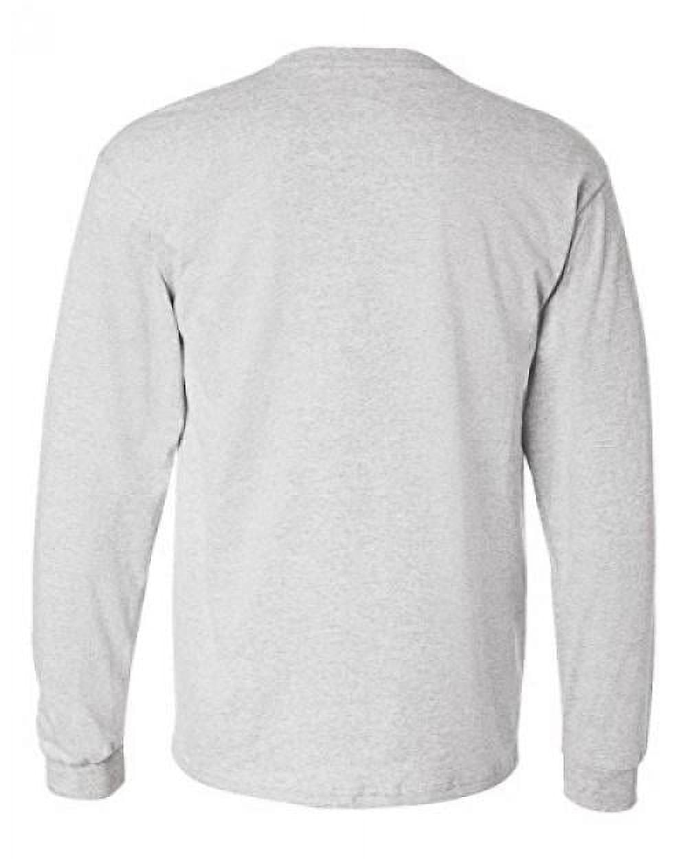 Hanes Men's ComfortSoft Long Sleeve Crewneck T-Shirt, Ash, Small ...