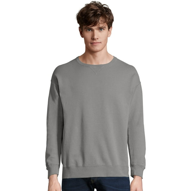 Hanes Men's ComfortWash Fleece Sweatshirt, Sizes S-3XL - Walmart.com