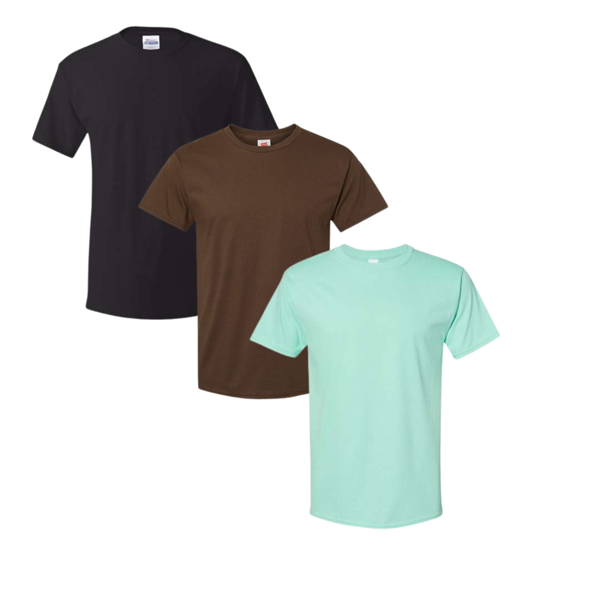 Hanes Men's Comfortsoft Cotton Tagless T-Shirts, 3 Pack - Walmart.com