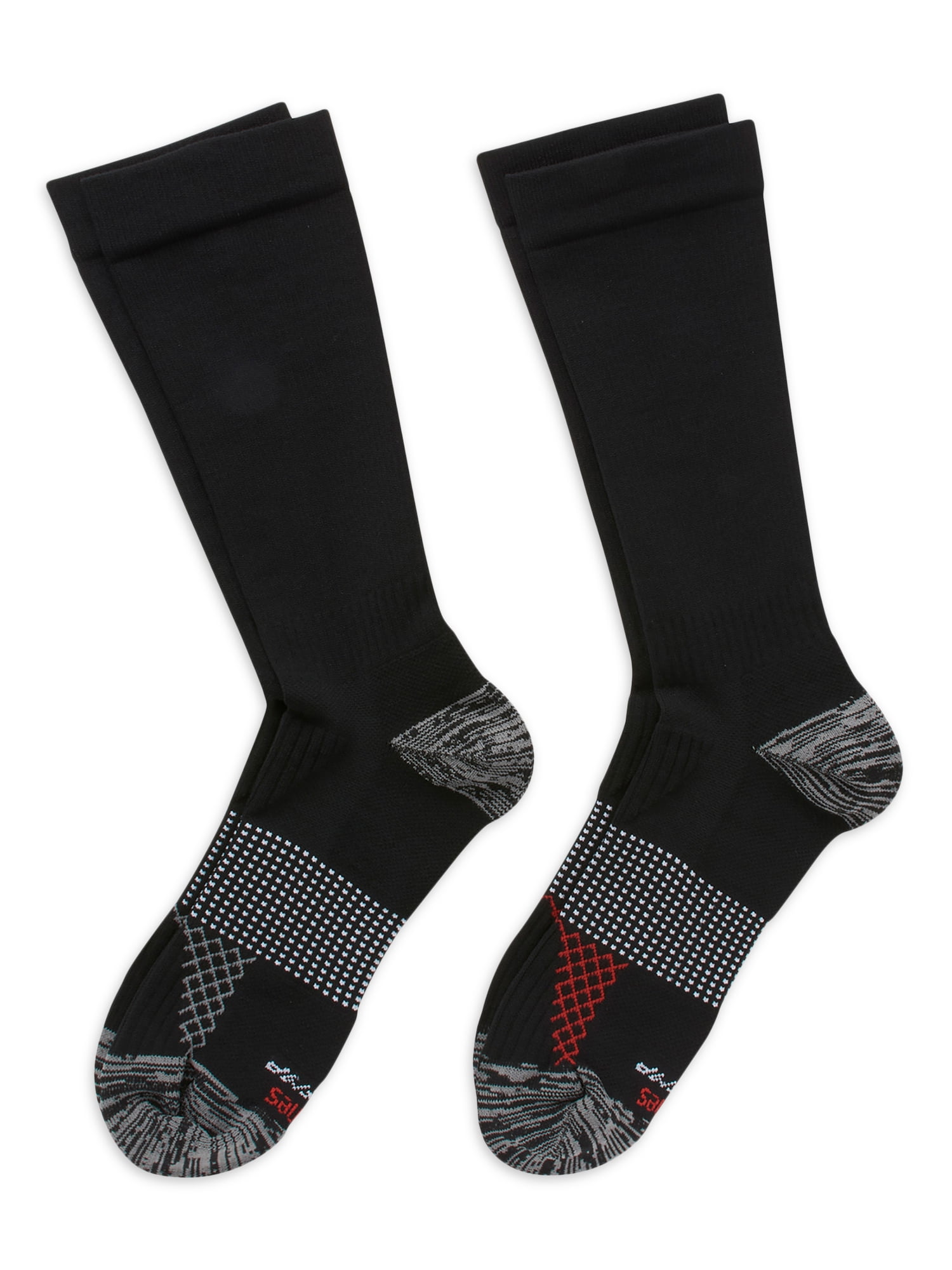 Hanes Men's Compression Crew Socks, 2-Pack, Sizes 6-12 - Walmart.com