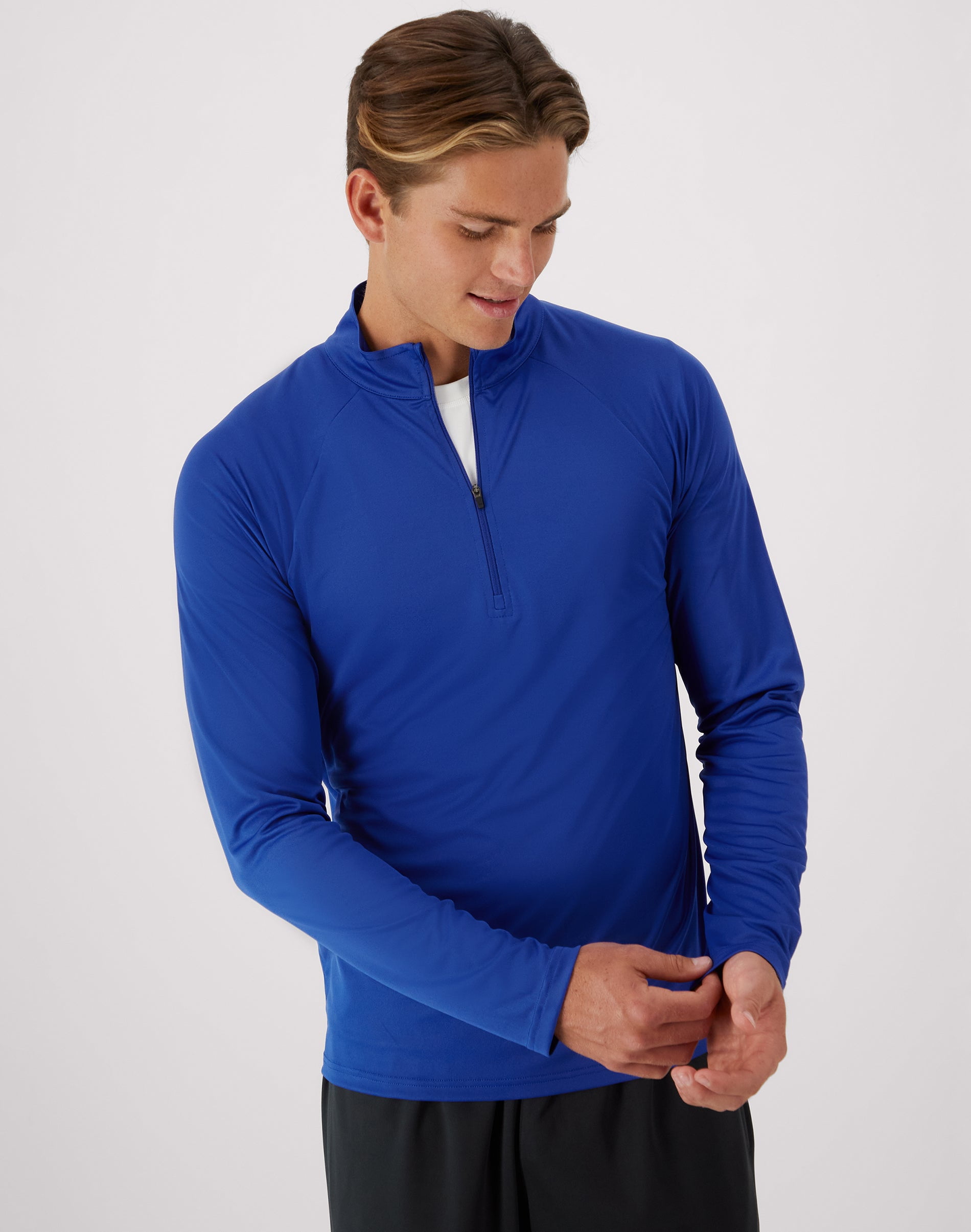 Hanes Men's Cool Dri Athletic Quarter Zip Pullover, S-3XL, Moisture ...