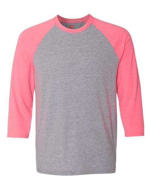 Hanes Men's Cotton/Polyester X Temp® Baseball T Shirt - Walmart.com