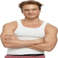 Hanes Men's Cotton Tank Undershirts Pack, Moisture-Wicking Ribbed Tanks ...