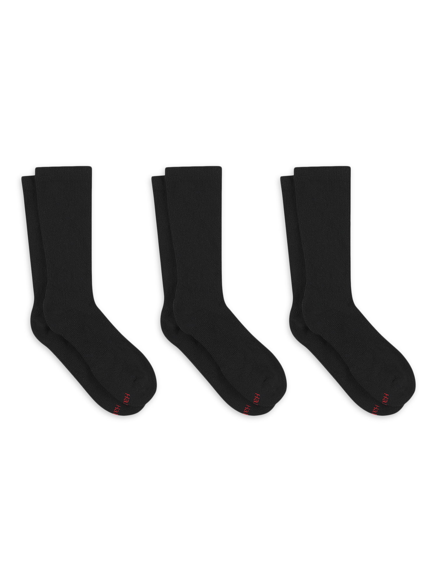 Hanes Men's Crew Socks, Compression, 3-Pack - Walmart.com