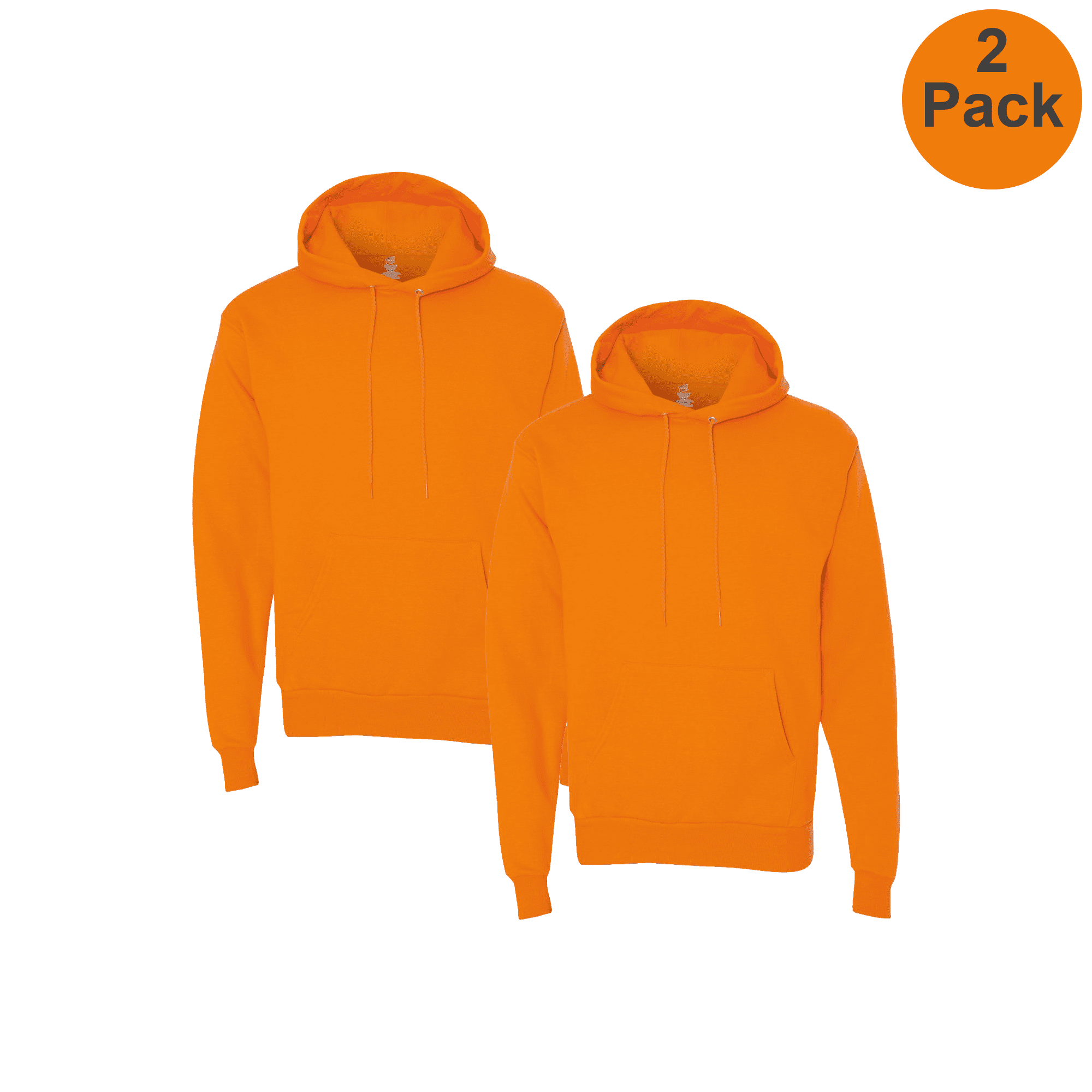 Hanes Men's EcoSmart Hi-Vis Hoodie, 2-Pack, Moisture-Wicking Hooded ...