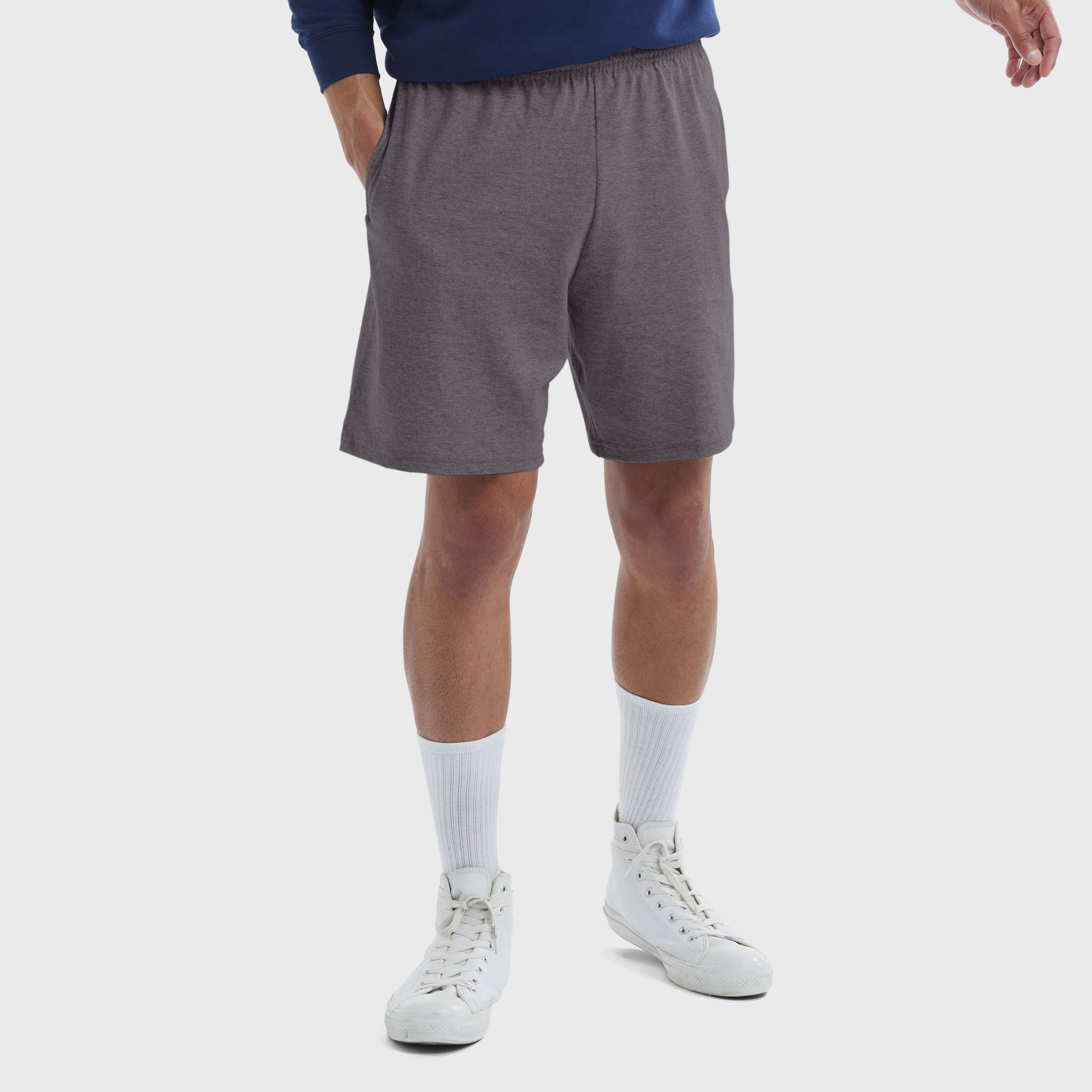 Hanes, Men's Cotton Shorts, 7.5" Inseam, With Pockets Sizes S-4XL ...
