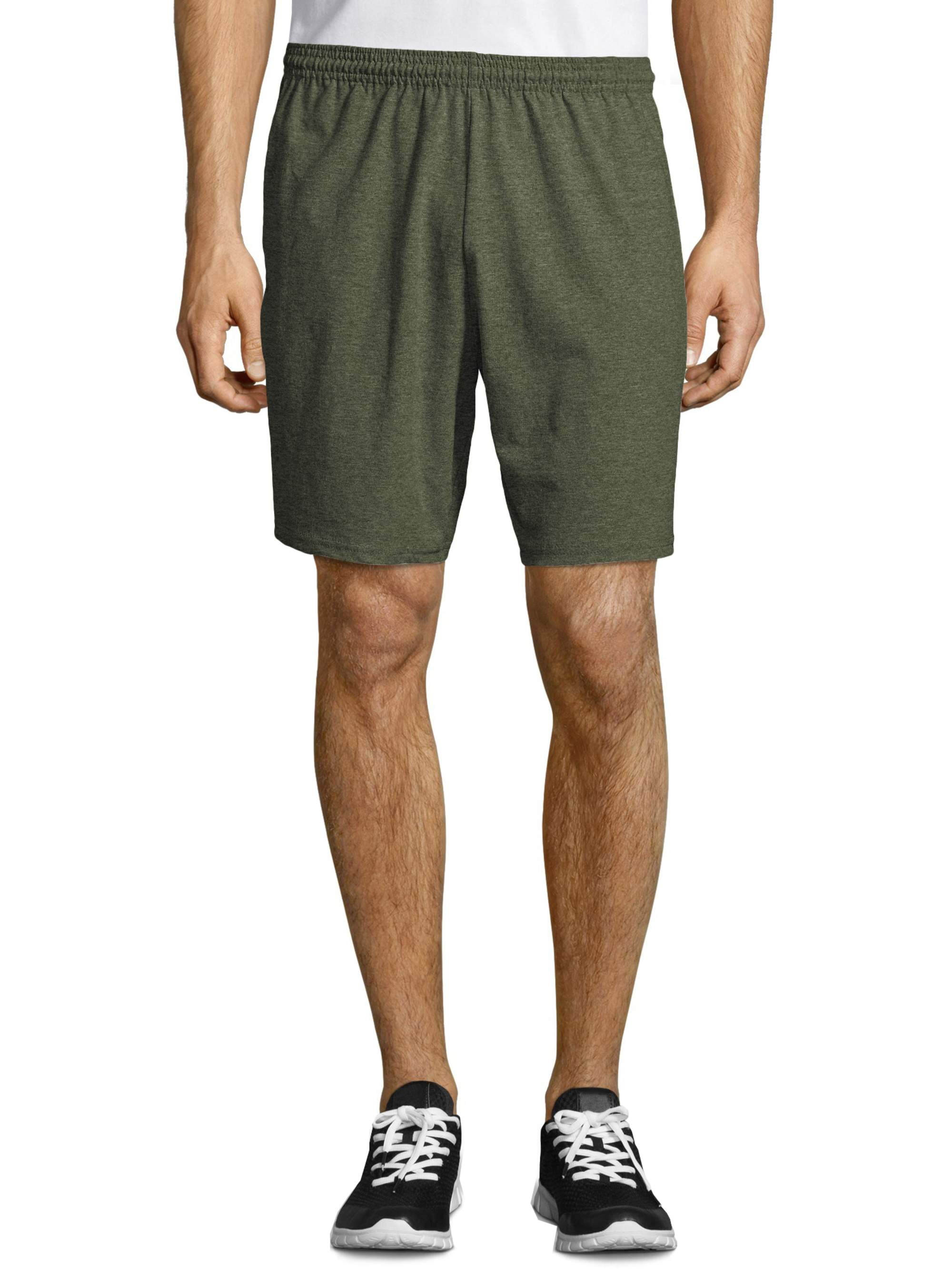 Hanes Men's Essentials Cotton Shorts With Pockets, 7.5" Inseam, Sizes S ...