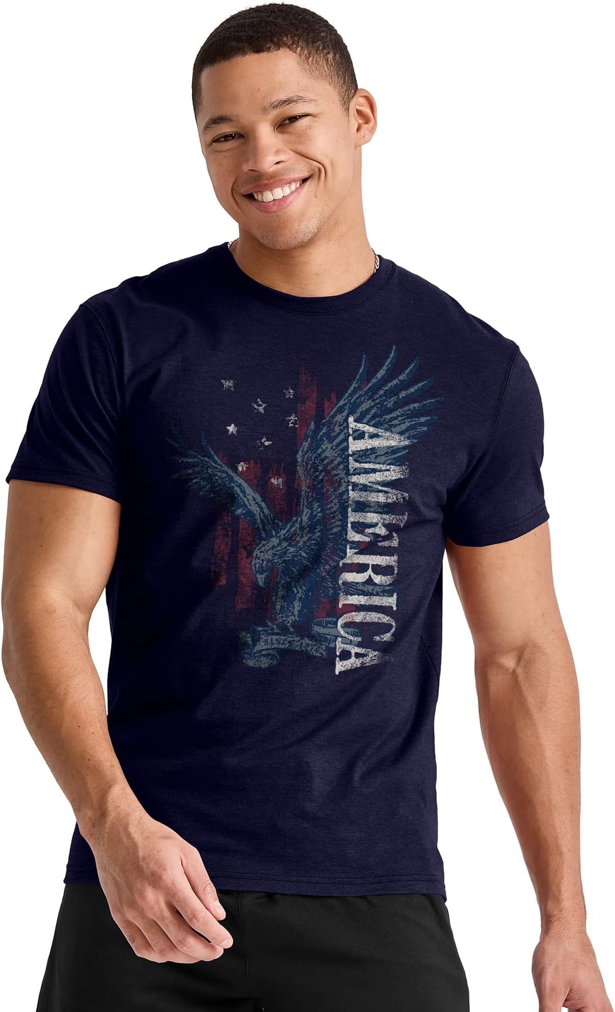 Hanes Men’s Essentials T-Shirt – Short Sleeve Graphic Cotton Tee - Walmart.com
