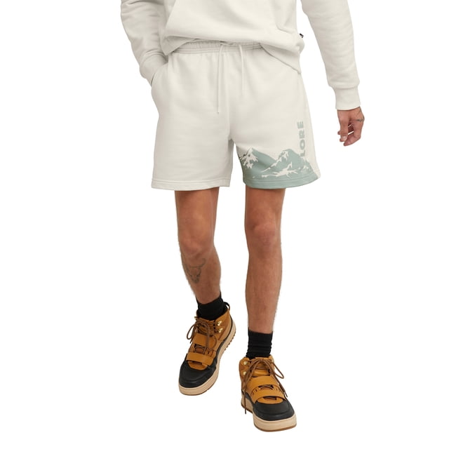 Hanes Men's Explorer French Terry 6" Shorts, Sizes XS-2XL - Walmart.com