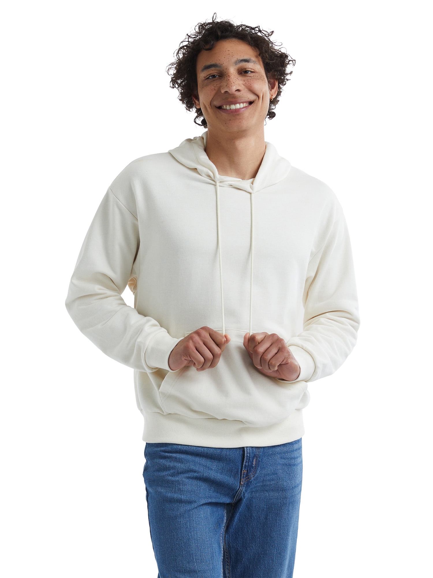 Hanes Men's Explorer French Terry Lightweight Graphic Hooded Sweatshirt ...