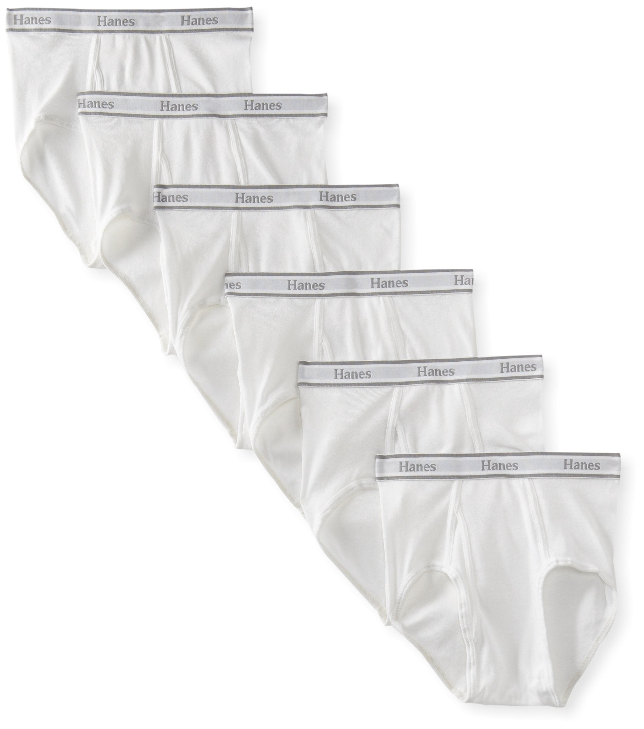 Hanes, Men's FreshIQ Tagless Cotton Briefs, 6 Per Pack, White - Walmart.com