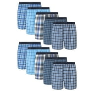 BVD Men's 6 Pack Black/Grey Boxer Brief - Ultra Plush Waistband ...