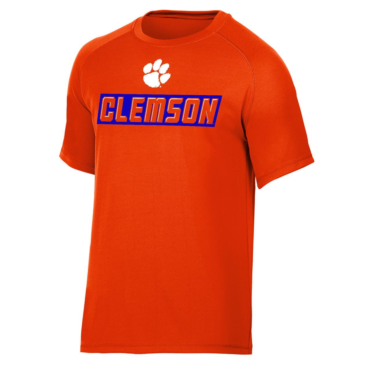 Hanes Men's NCAA Clemson Tigers Short Sleeve Synthetic T-Shirt ...