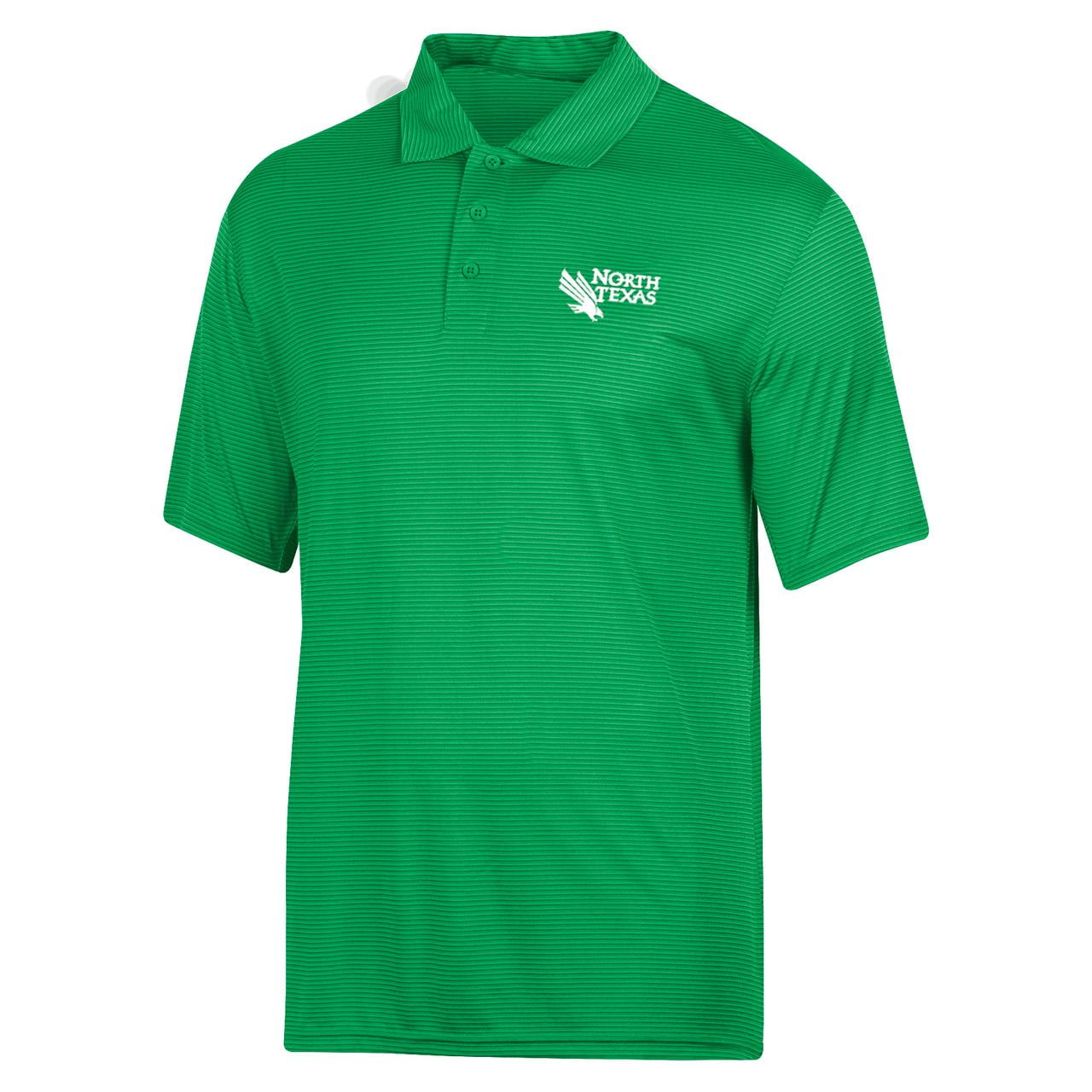 Hanes Men's NCAA North Texas Polo with Classic Left Chest Embroidery ...