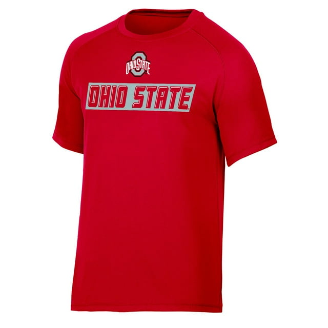 Hanes Men's NCAA Ohio State Short Sleeve Synthetic T-Shirt - Walmart.com