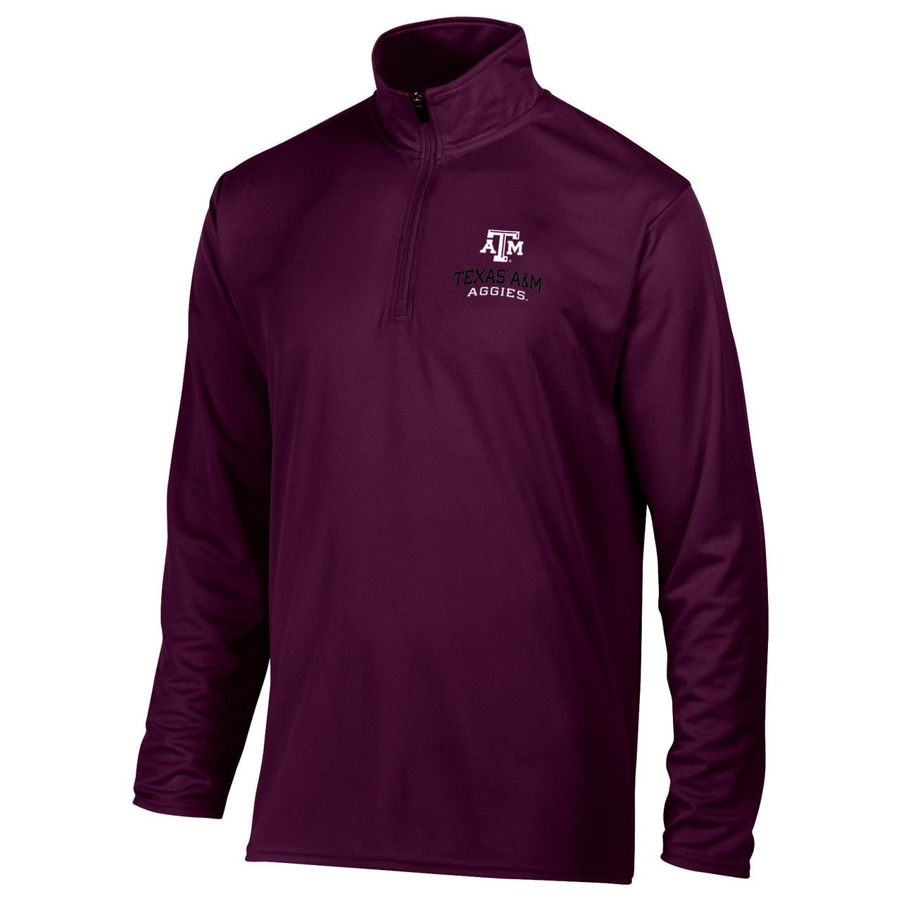 Hanes Men's NCAA Texas A&M Lightweight Quarter Zip - Walmart.com
