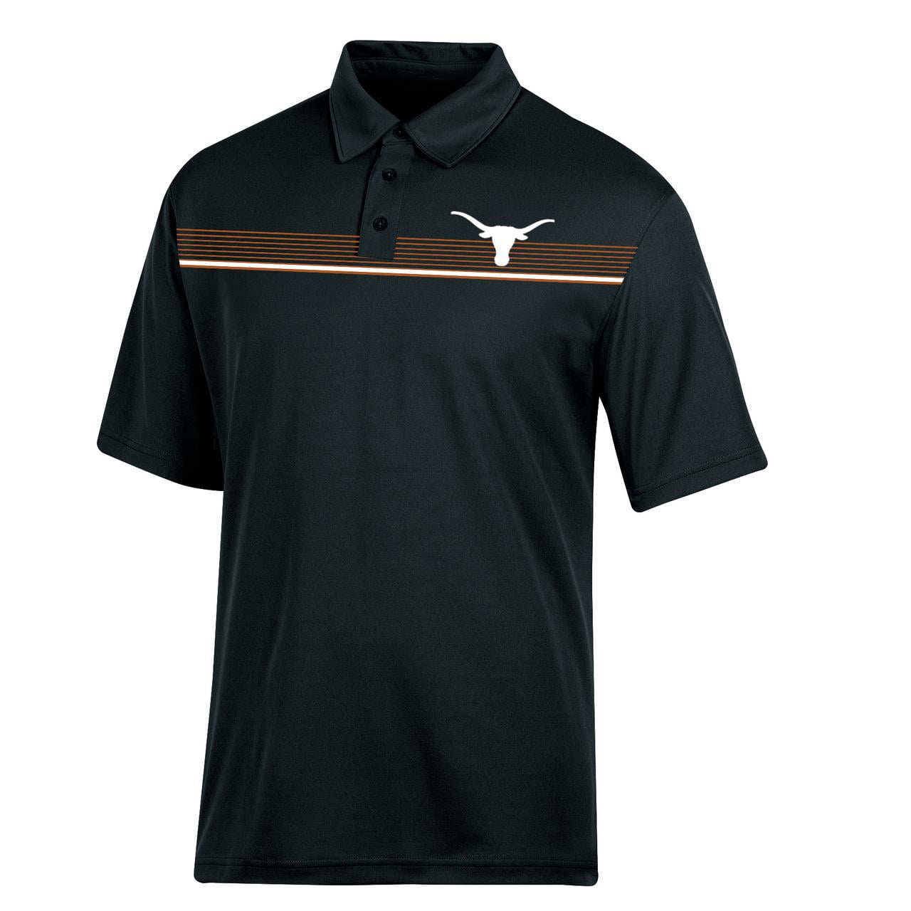 Hanes Men's NCAA Texas Longhorns Colorblock Synthetic Polo - Walmart.com