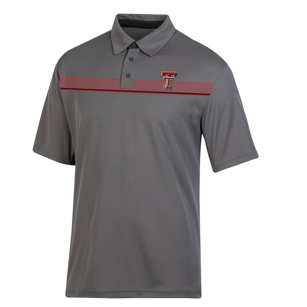 Hanes Men's NCAA Texas Tech Colorblock Synthetic Polo - Walmart.com