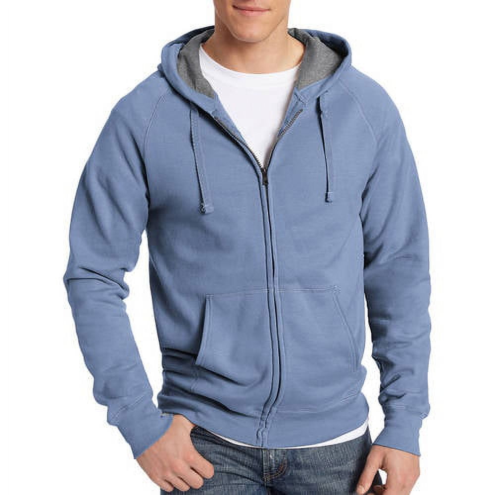 Hanes Men's Nano Premium Soft Lightweight Fleece Full Zip Hood ...