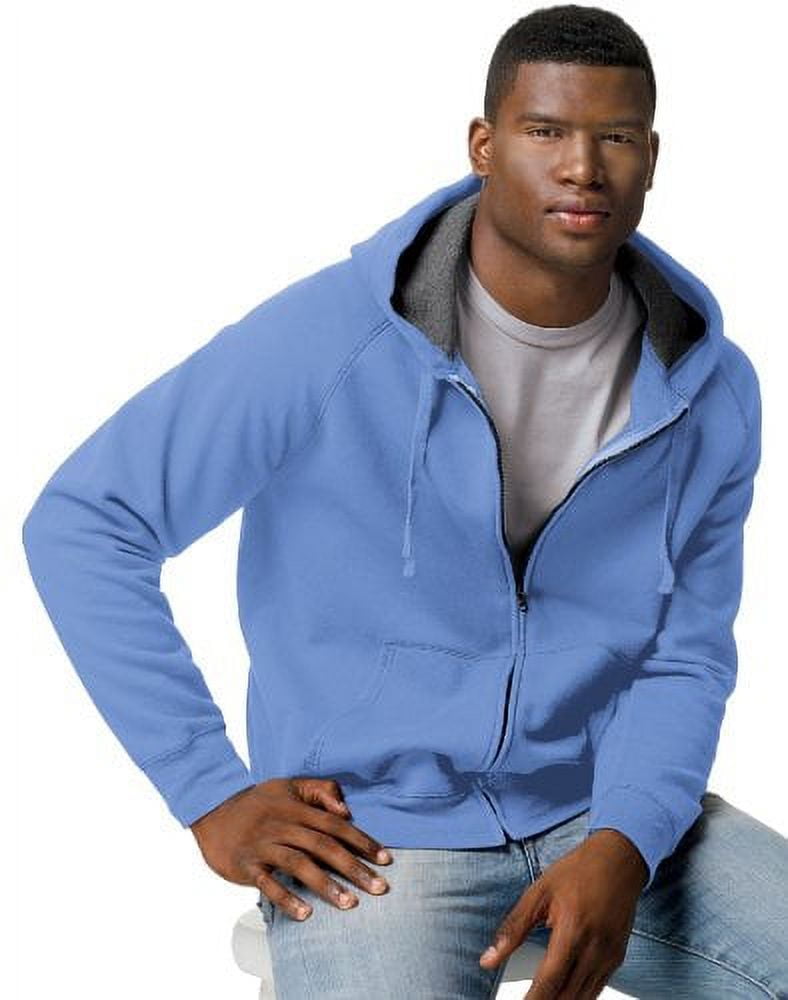 Hanes Men's Nano Premium Soft Lightweight Fleece Full Zip Hood ...